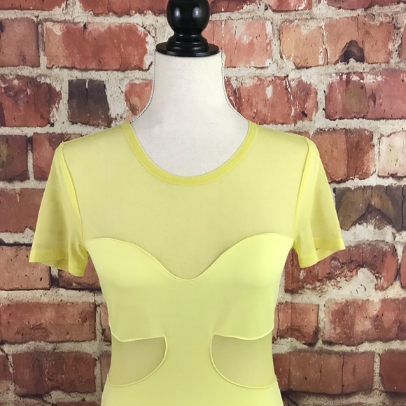 Topshop | Dresses | Topshop Sheer Mesh Cutout Dress 6 Nwt | Poshmark